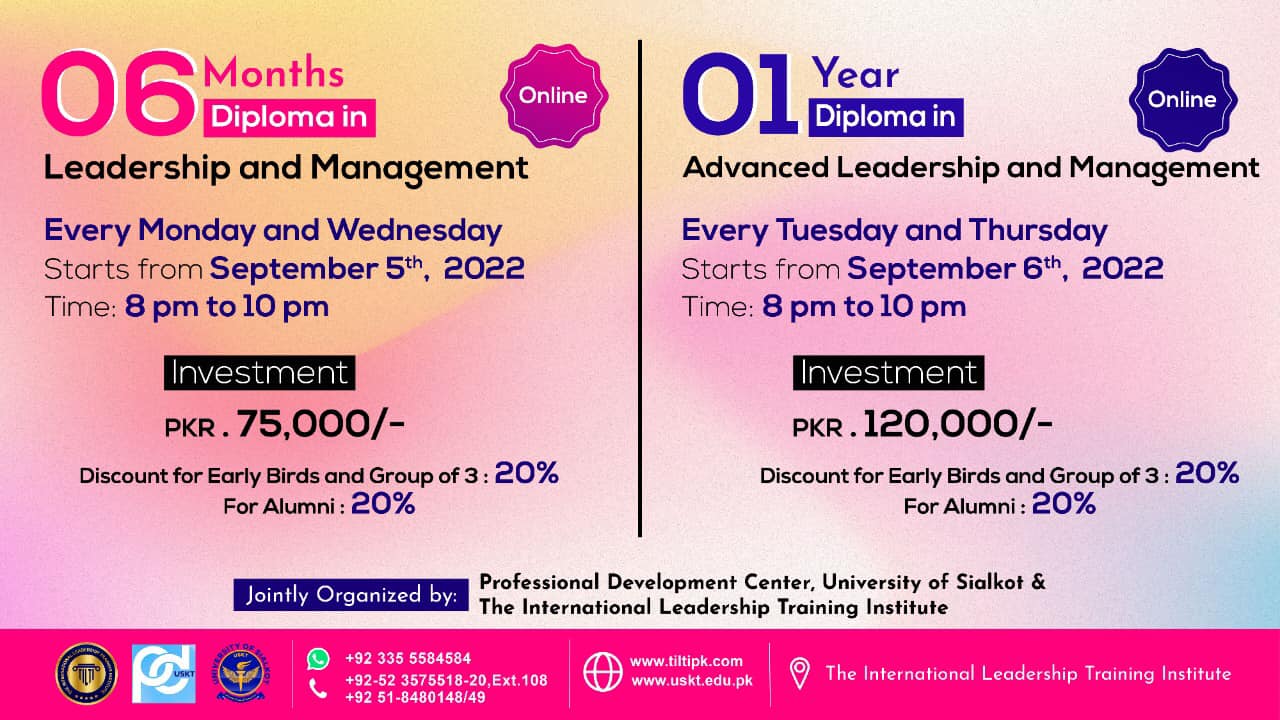 6 Months Diploma in Leadership & Management - TILTI 6 Months Diploma in Leadership & Management - TILTI